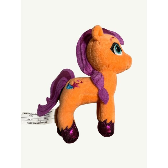 Hasbro | Toys | My Little Pony Orange Plush Toy With Purple Mane Tail ...